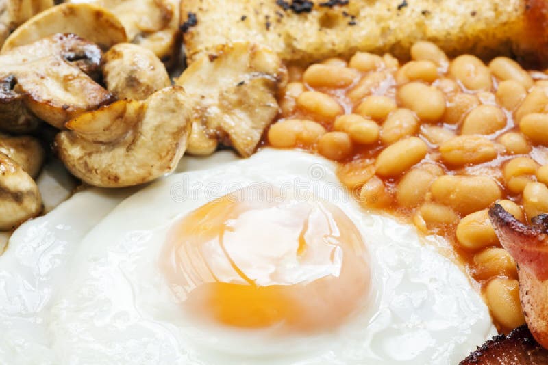 Fried Breakfast stock photo. Image of pork, gourmet, cooked - 27315394