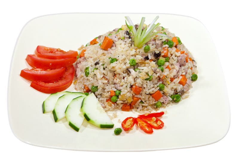 Fried broken Rice stock image. Image of cooked, fried - 17430933
