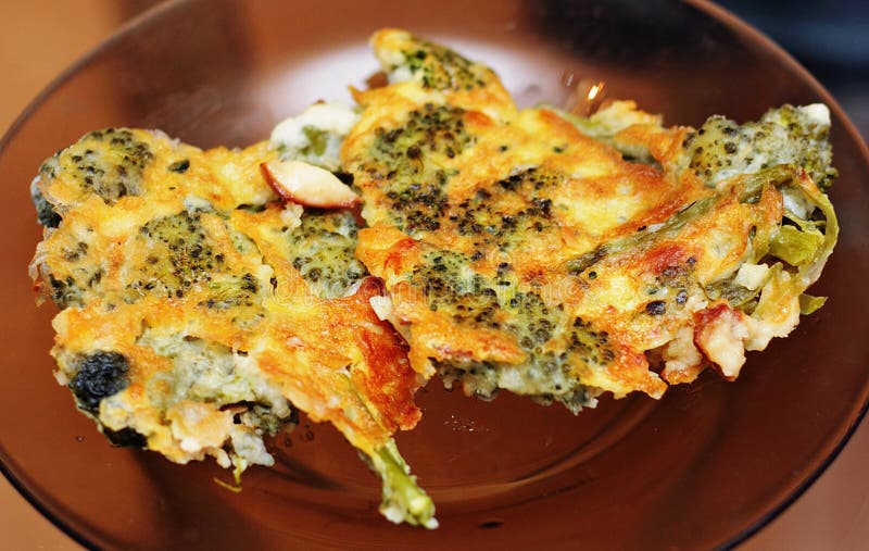 Fried Cabbage of Broccoli in Batter. Stock Image - Image of tasty ...