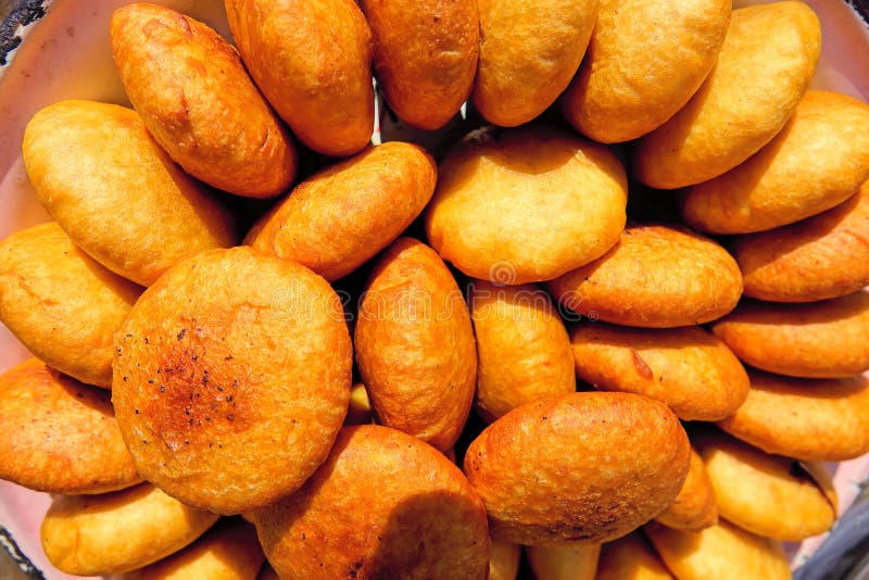 Fried cake stock image. Image of close, food, aliment - 168665811