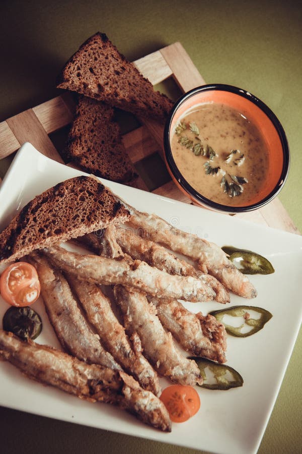 Fried capelin stock photo. Image of mallotus, fish, ingredient - 76864578