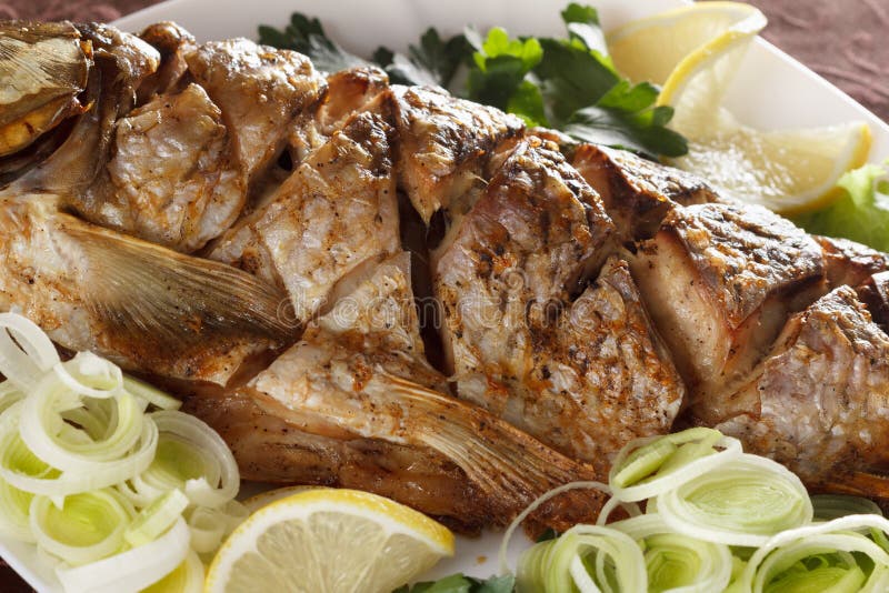 Traditional Christmas Buche De Noel Cake Stock Photo - Image of ...