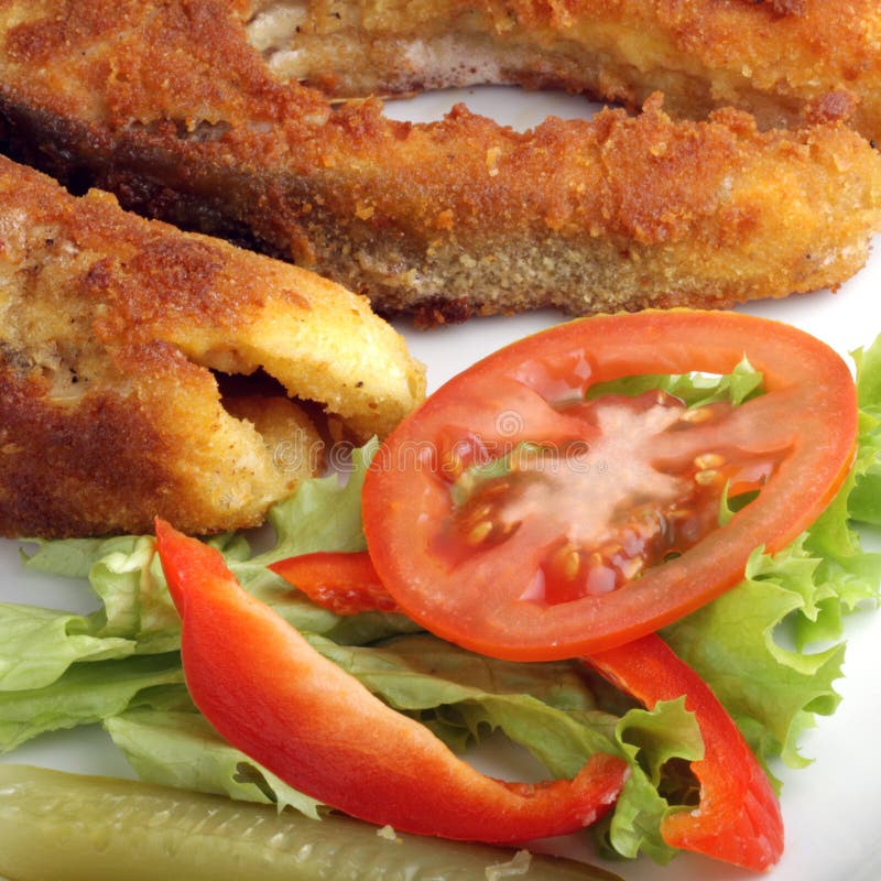 Fried carp stock image. Image of gold, plate, party, carp - 36376621