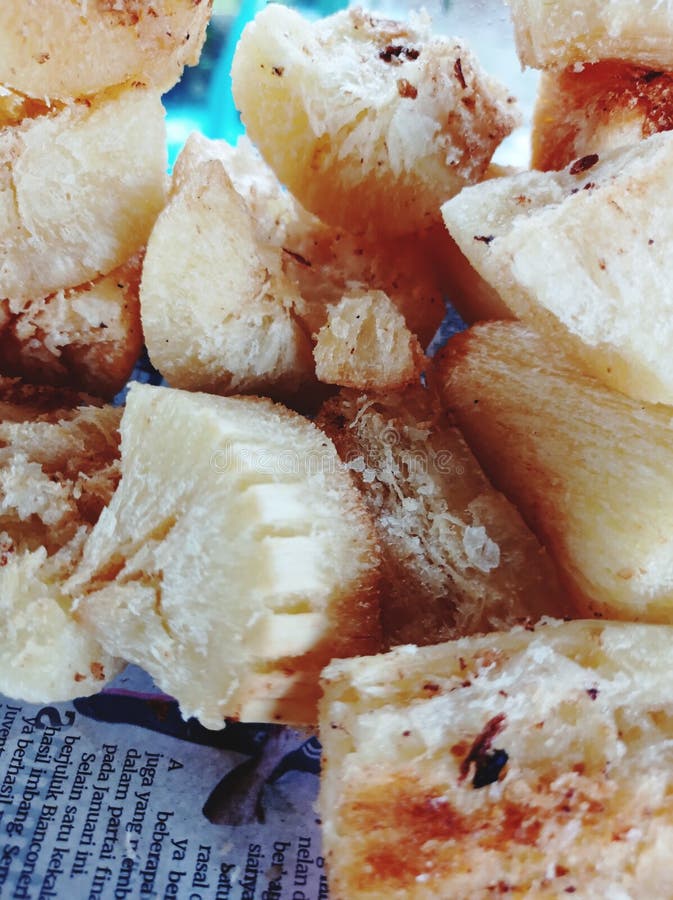 The Fried Cassava stock photo. Image of snack, traditional - 210643334