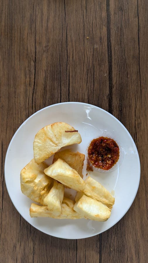 Fried Cassava, Indonesian Street Food Stock Photo - Image of food ...