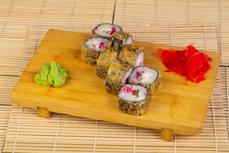 Fried caviar roll stock photo. Image of cheese, restaurant - 118906860