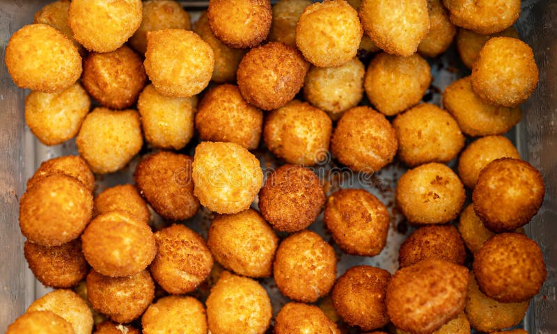 Fried cheese balls stock image. Image of cheese, traditional - 332397713