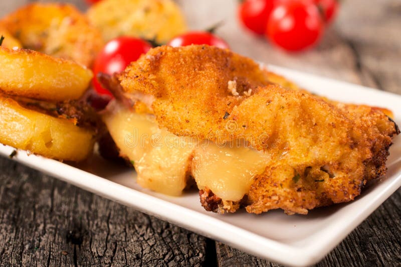Fried cheese stock photo. Image of creamy, healthy, crispy - 35955856