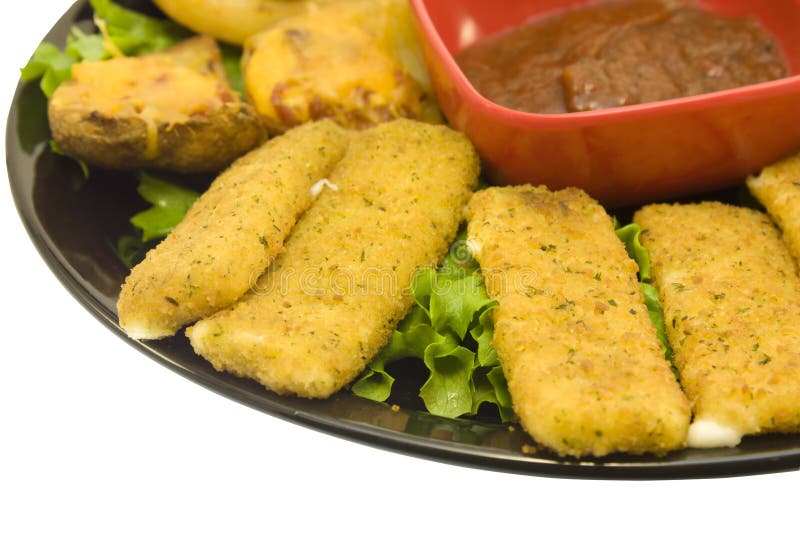 Fried cheese sticks stock image. Image of plate, snack - 8806765