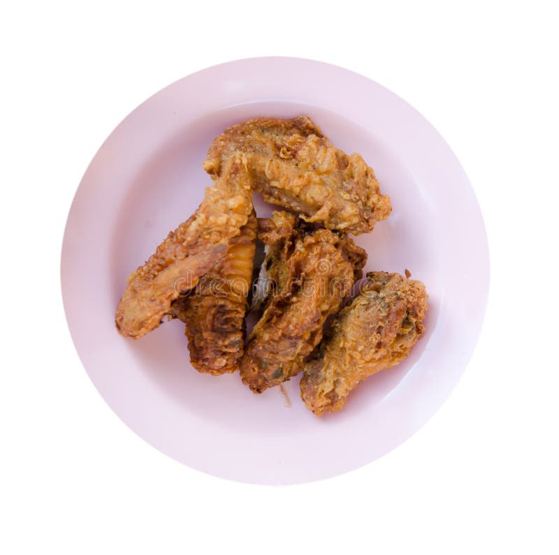 Fried chicken stock photo. Image of white, pink, snack - 29022544