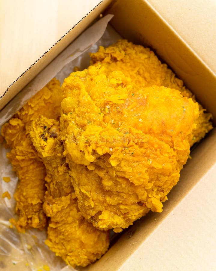 Fried chicken stock image. Image of away, crispy, meat - 37100413