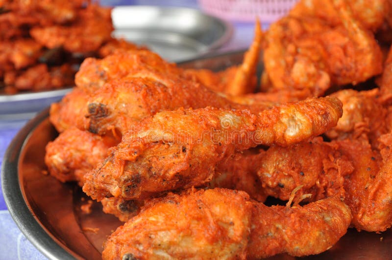 Fried Chicken Calf Ripe stock image. Image of feed, coat - 9255245