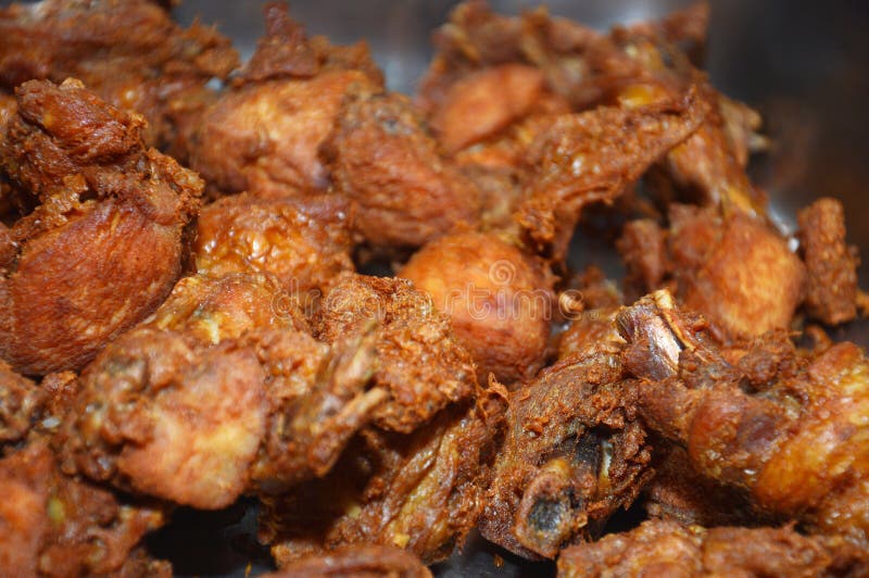 Fried chicken stock photo. Image of fresh, baked, crisp - 34460588