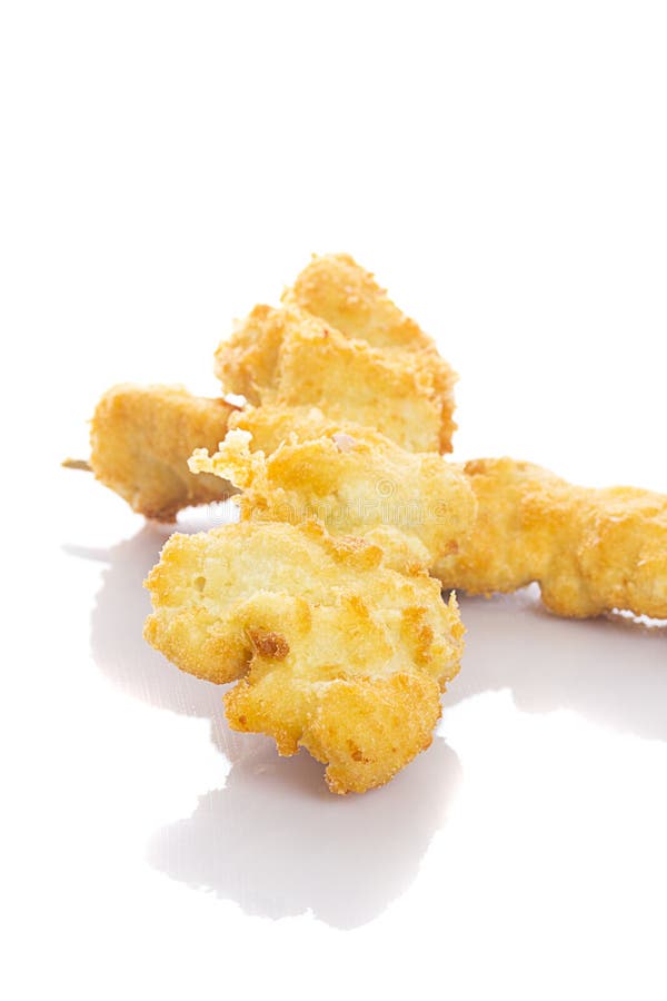 Fried chicken fillet stock image. Image of dining, plate - 35775805