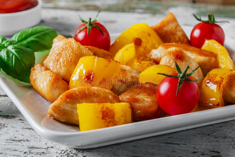 Fried chicken fillet stock image. Image of white, plate - 45297831