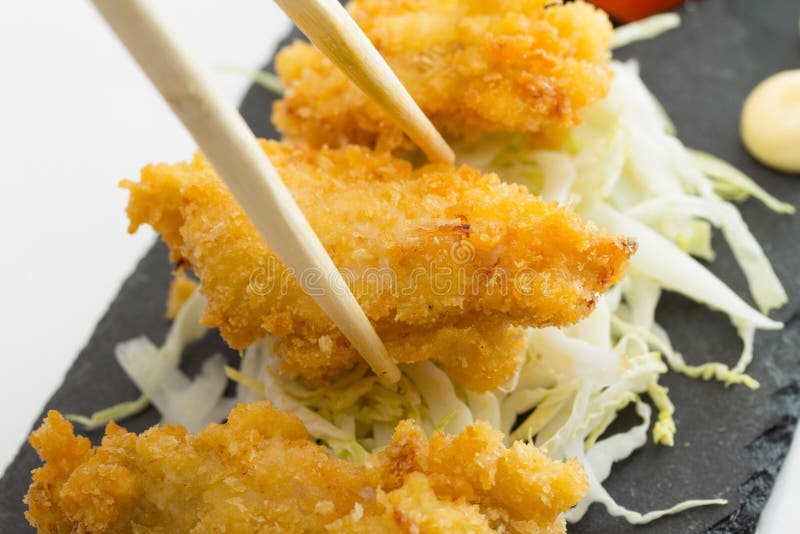 Fried chicken fillet stock image. Image of barbecued - 35775823