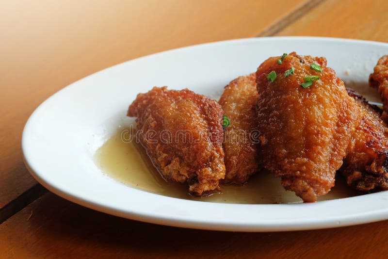 Fried Chicken with Fish Sauce Stock Image - Image of fresh, cuisine ...