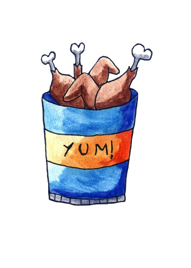 Yummy Fried Chicken Logo Vector Set Design Stock Vector - Illustration ...