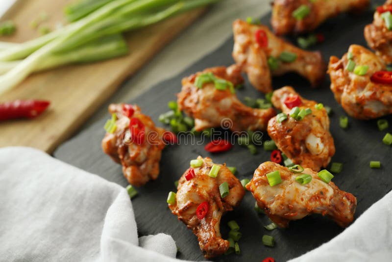 Fried chicken legs stock image. Image of cooked, nutritious - 95437793