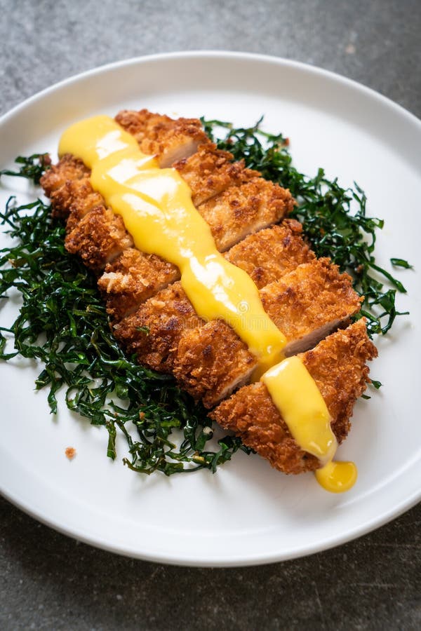 Fried Chicken with Lemon Lime Sauce Stock Image - Image of dish ...