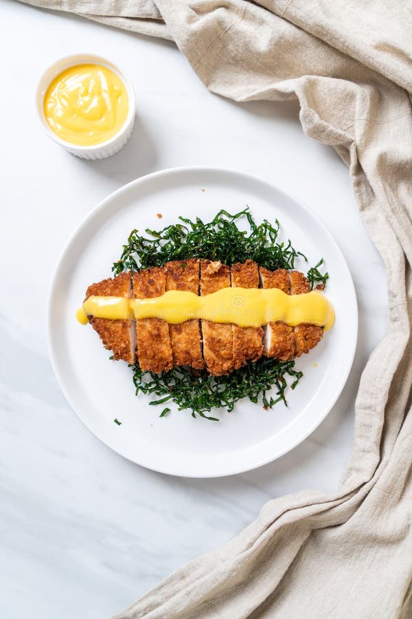 Fried Chicken with Lemon Lime Sauce Stock Photo - Image of cuisine ...