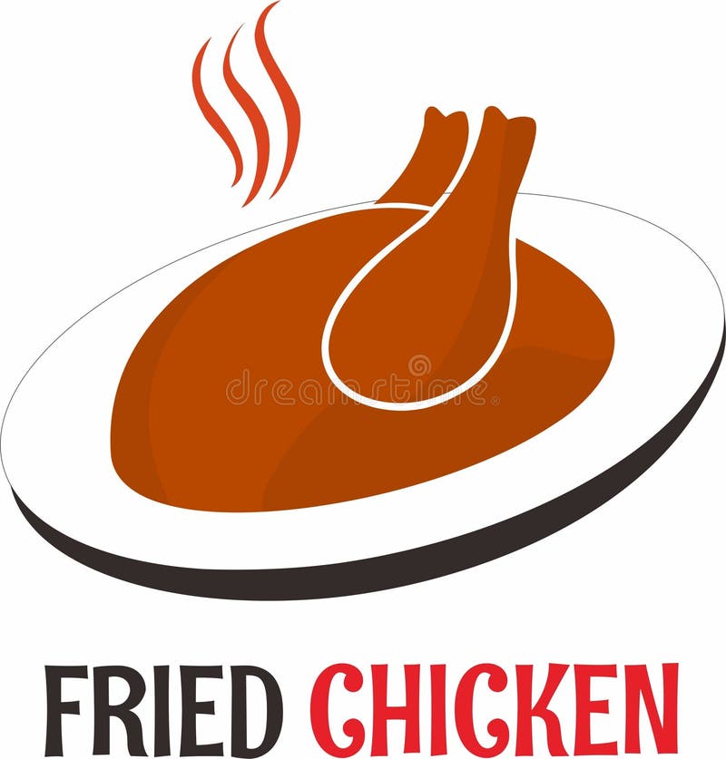 Fried Chicken Logo Design Inspiration Stock Vector - Illustration of ...
