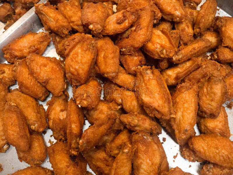 Fried Chicken a Lot for Sale. Stock Photo - Image of meal, brown: 96464992