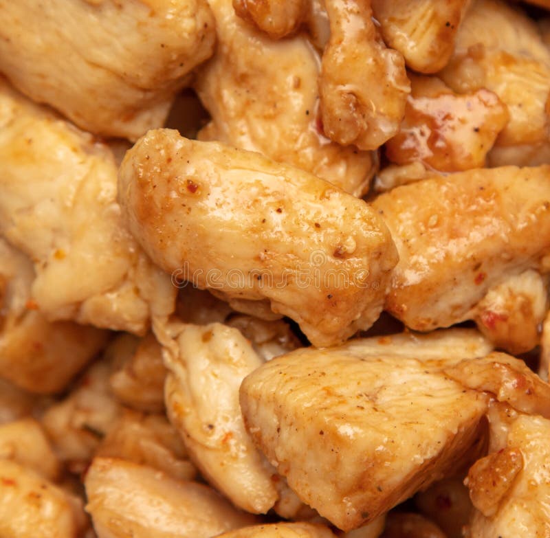 Fried Chicken Meat As Background. Stock Image - Image of background ...