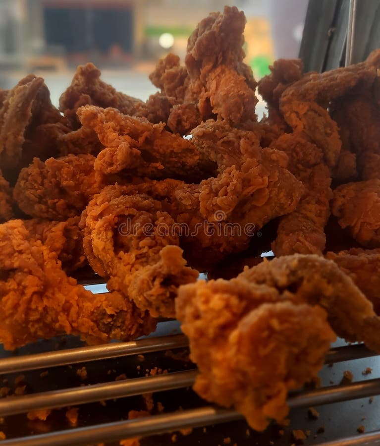 Fried Chicken on the Side of the Road Stock Image - Image of snack ...