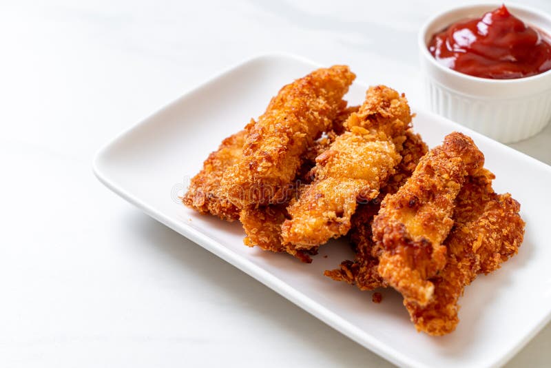 Fried chicken stick stock image. Image of crumbs, calories - 168490153