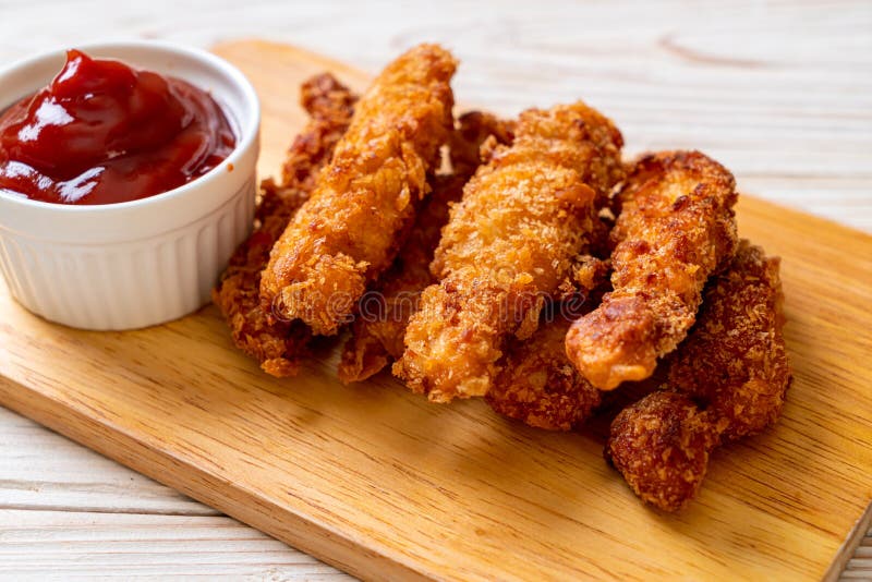 Fried chicken stick stock image. Image of cooked, chicken - 163528471