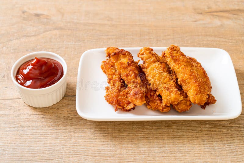 Fried chicken stick stock photo. Image of dinner, isolated - 165175210