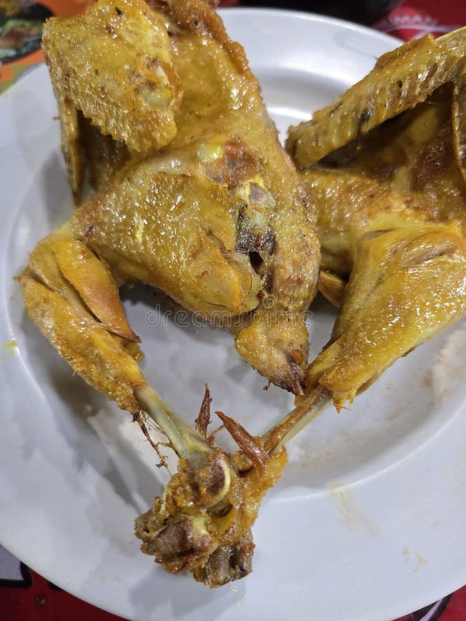 Fried Chicken Traditional Specialty from Jogjakarta, Java, Indonesia ...