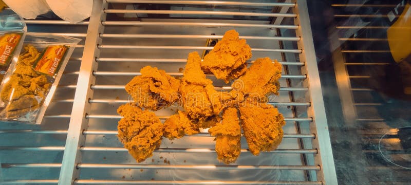 Fried Chickens is Very Delicious Stock Photo - Image of delicious ...