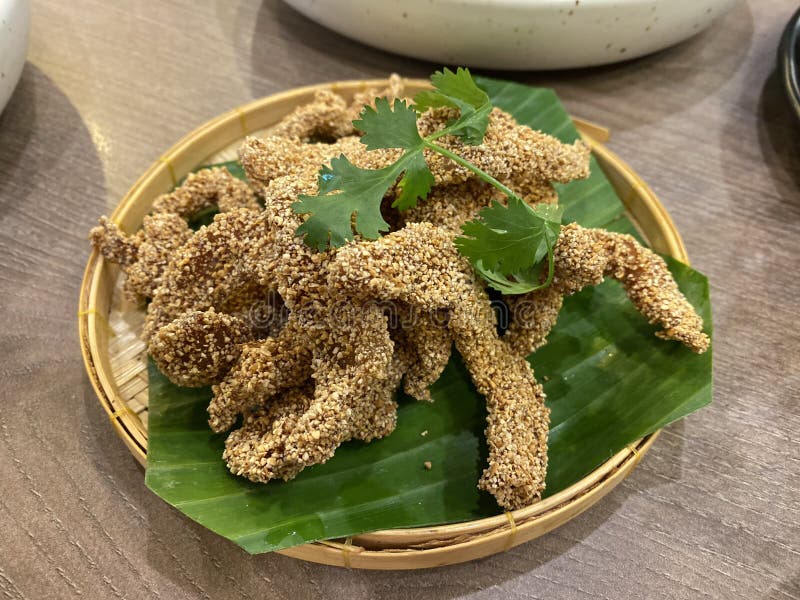 Fried Chopped Pork with Herbs Stock Image - Image of health, meal ...