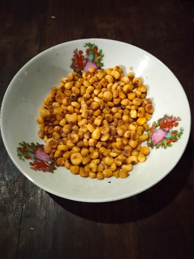 Fried Corn, we Called Marning, Traditional Food from Indonesia Stock ...