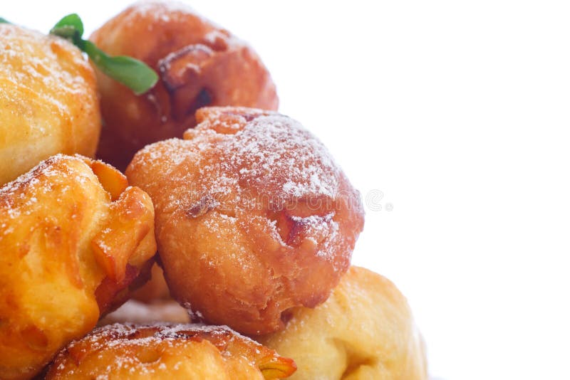 Fried cottage cheese balls stock image. Image of apple - 61462623