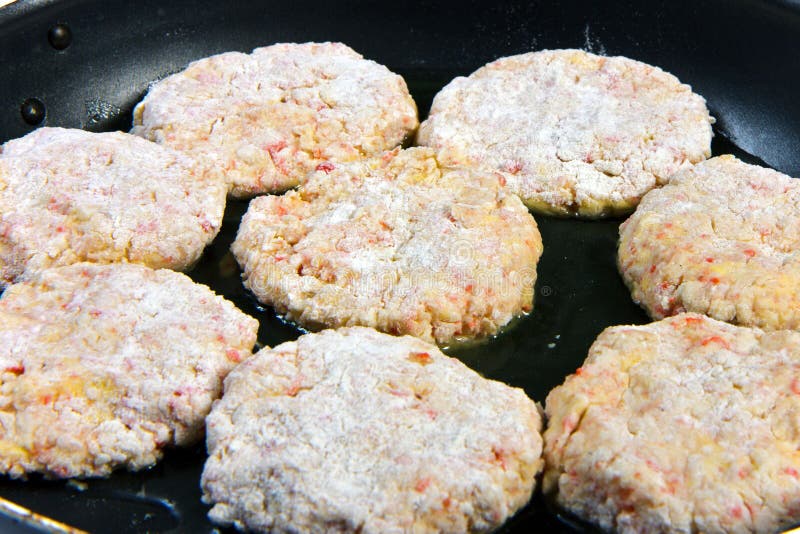 Fried cutlet stock photo. Image of breading, chops, board - 19113096