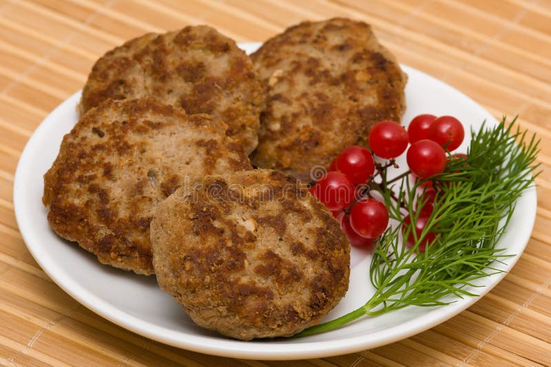 Fried cutlet stock photo. Image of chicken, ingredient - 31443944