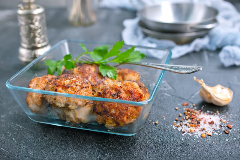 Cutlets stock photo. Image of homemade, gourmet, chicken - 110695262