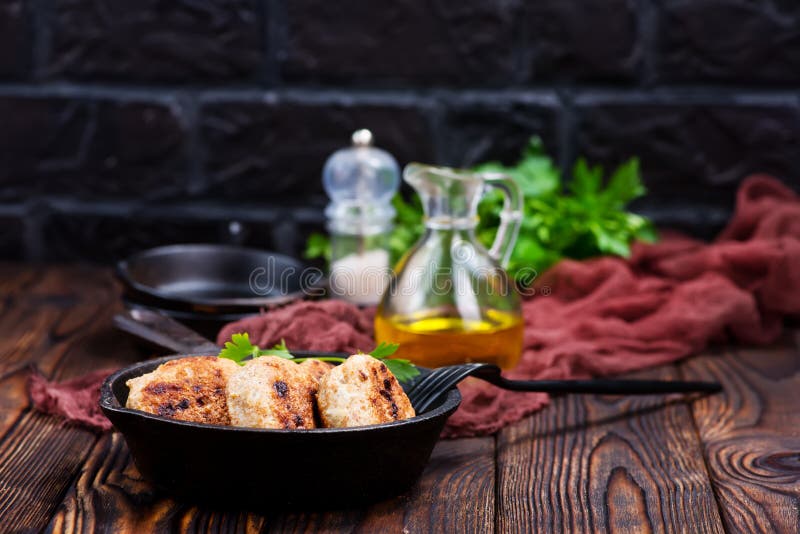 Fried cutlets stock image. Image of grilled, appetizer - 85152913