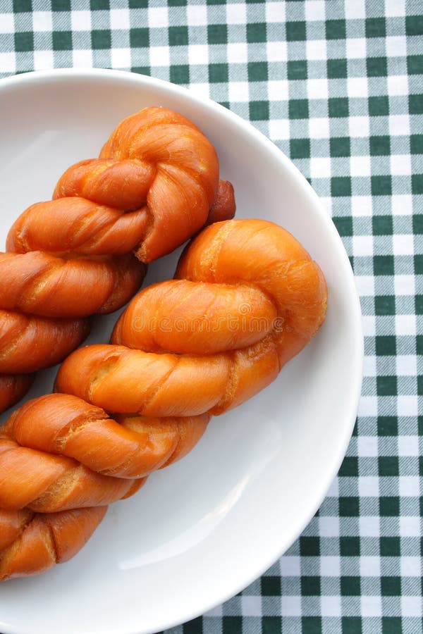 Fried dough twist stock photo. Image of gourmet, studio - 46073062