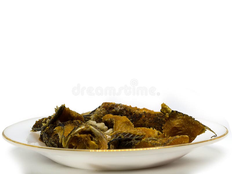 Fried Dried Fish imagen de archivo. Imagen de frito - 100685559