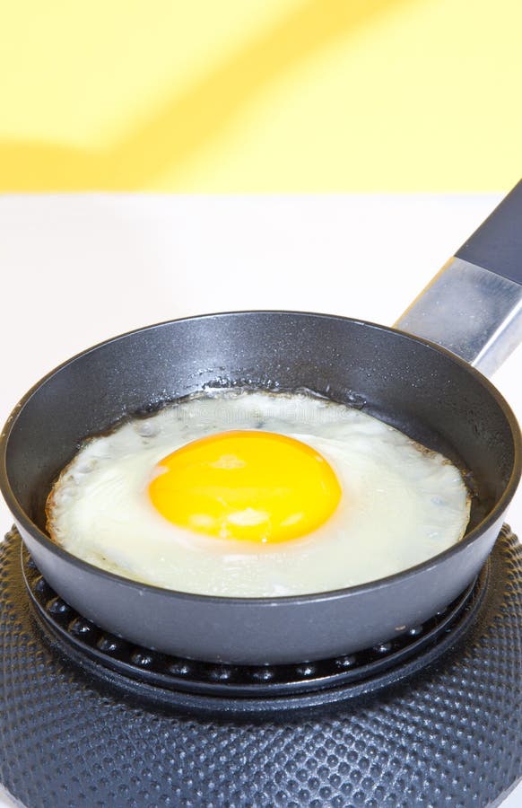 Fried egg stock image. Image of background, cholesterol - 18505373