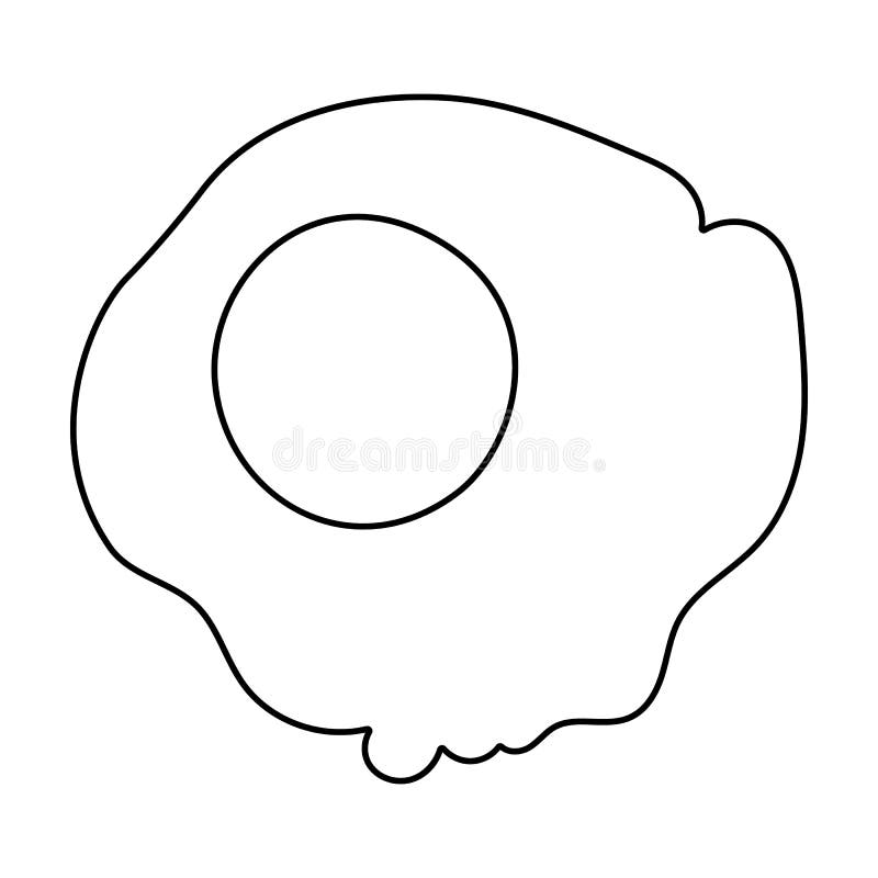 Fried Egg Outline Stock Illustrations – 2,422 Fried Egg Outline Stock ...
