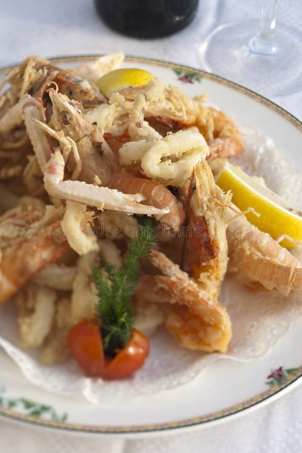 Fried fish stock photo. Image of gourmet, fried, ancona - 12279068