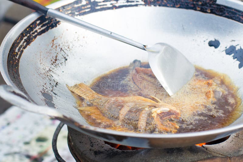 Fried fish stock image. Image of cheese, barbecue, salad - 27032661