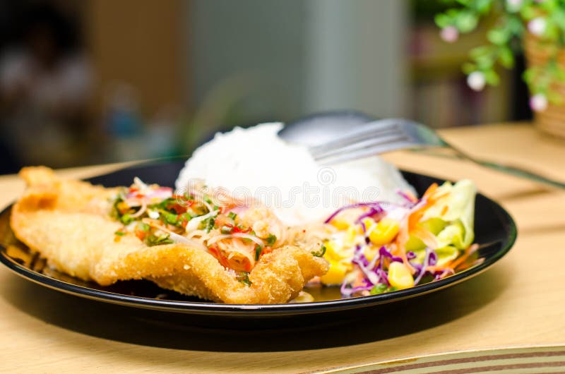 Fried fish. stock image. Image of dinner, cuisine, fried - 28704263