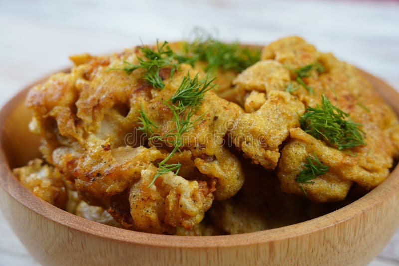 Fried Fish in Batter in a Bowl Stock Photo - Image of batter, fried ...