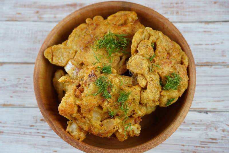 Fried Fish in Batter in a Bowl Stock Image - Image of culinary, roasted ...